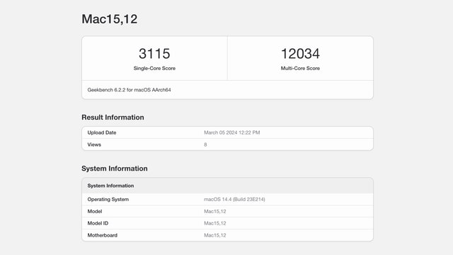 Early Benchmarks Surface for New Apple M3 MacBook Air Models - iClarified