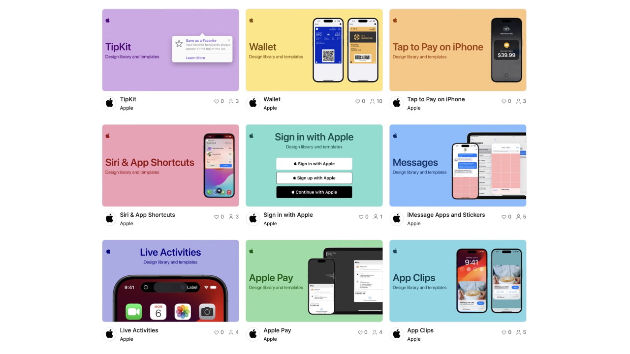 Apple Releases 9 New Design Templates for Figma [Download] - iClarified
