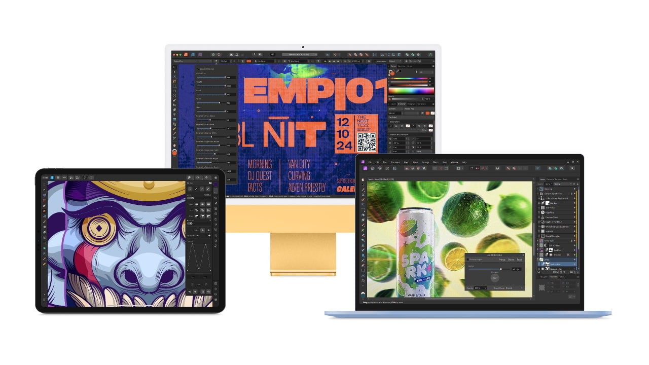 Affinity 2.5 Suite Released With Variable Font Support, New Stroke ...