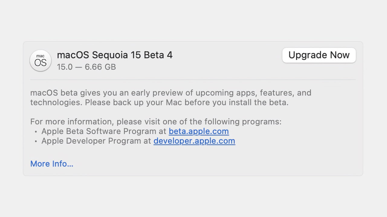 Apple Releases macOS Sequoia 15 Beta 4 [Download] - iClarified