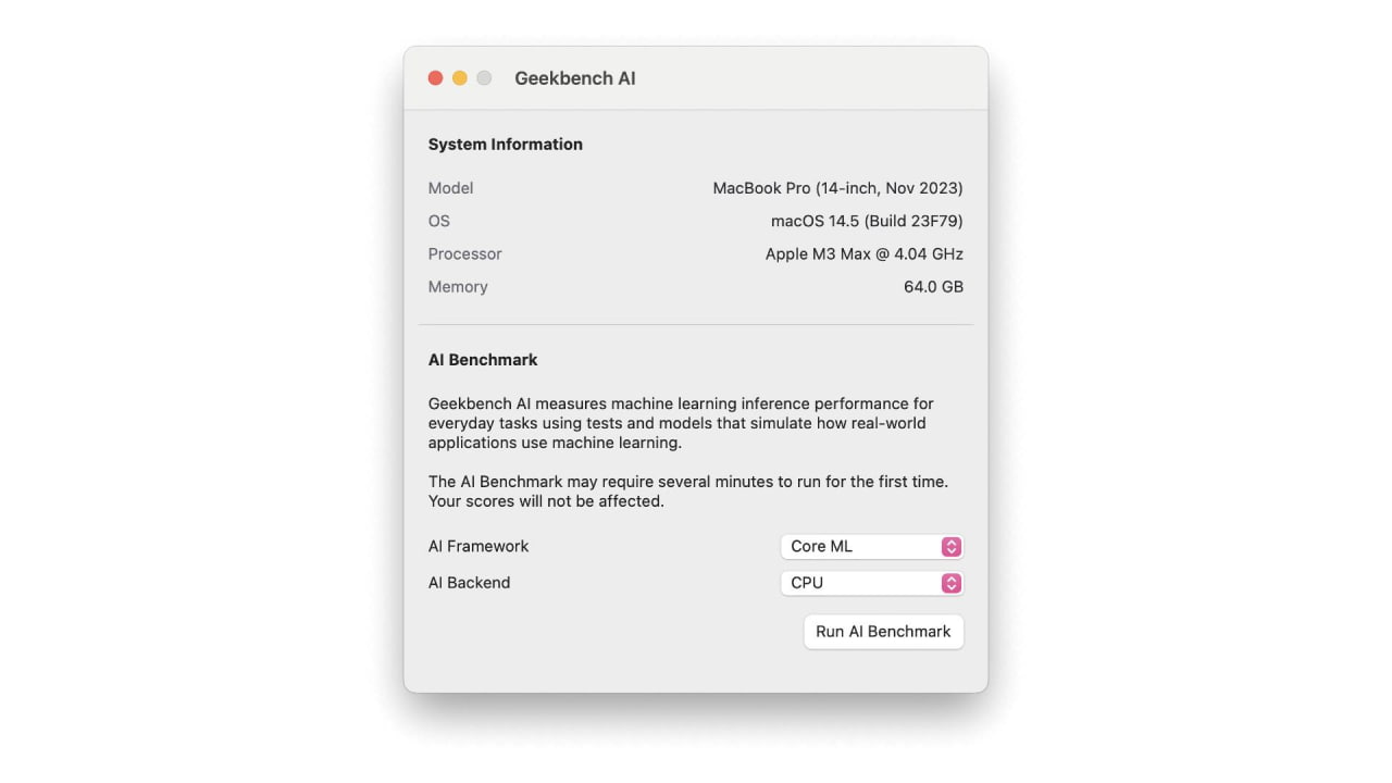 Primate Labs Releases New 'Geekbench AI' Benchmarking Tool - iClarified