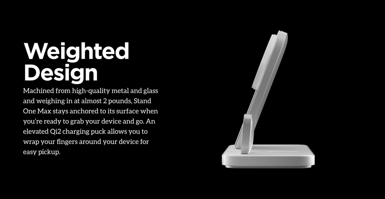 Nomad Launches New Stand One Max (3rd Gen) Qi2 Charging Hub - iClarified