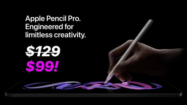 Apple Pencil Pro On Sale for $99 [Lowest Price Ever] - iClarified