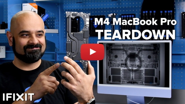 iFixit Posts Teardown of New M4 MacBook Pro [Video] - iClarified