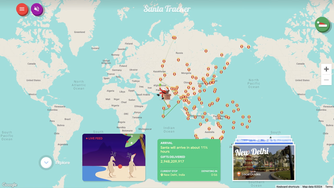 Google and NORAD Launch Santa Trackers for Christmas 2024 - iClarified
