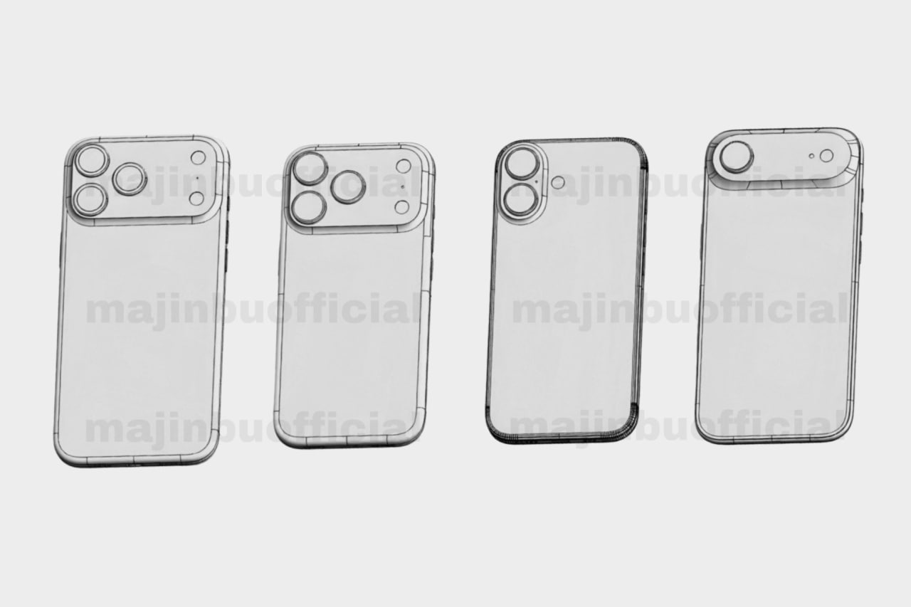CAD Renders Claim to Reveal Design of Entire iPhone 17 Lineup [Images ...