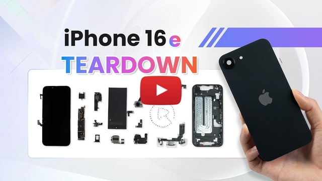 Early Teardown of New iPhone 16e Reveals Larger Battery, C1 Modem [Video] - iClarified