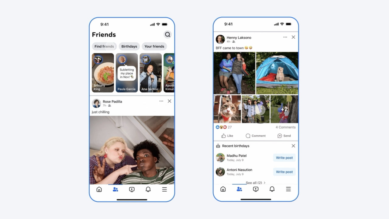 Facebook Unveils Friends Tab with Just Your Friends' Content - iClarified