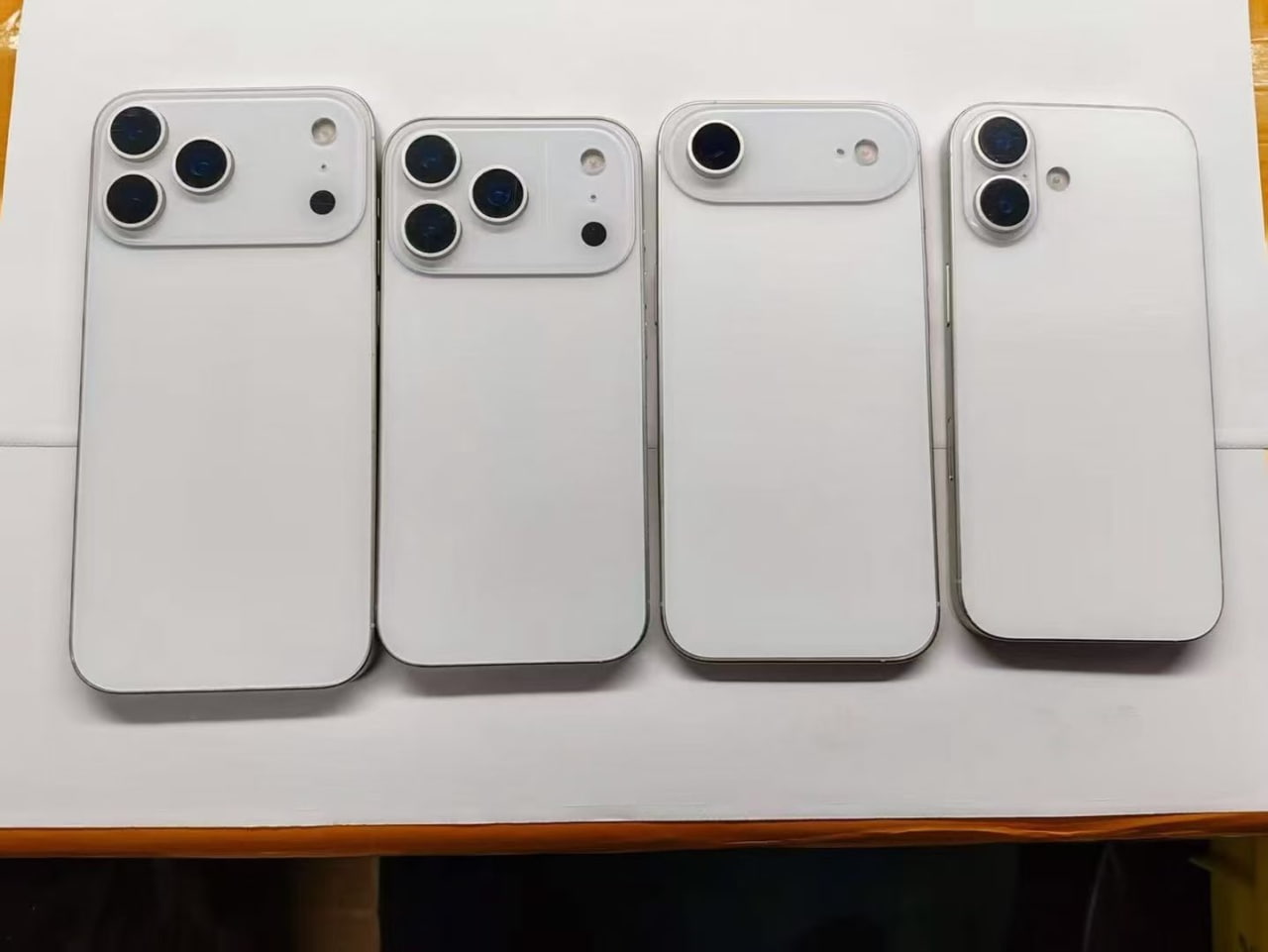 New iPhone 17 Dummy Models Surface in Black and White [Images] - iClarified