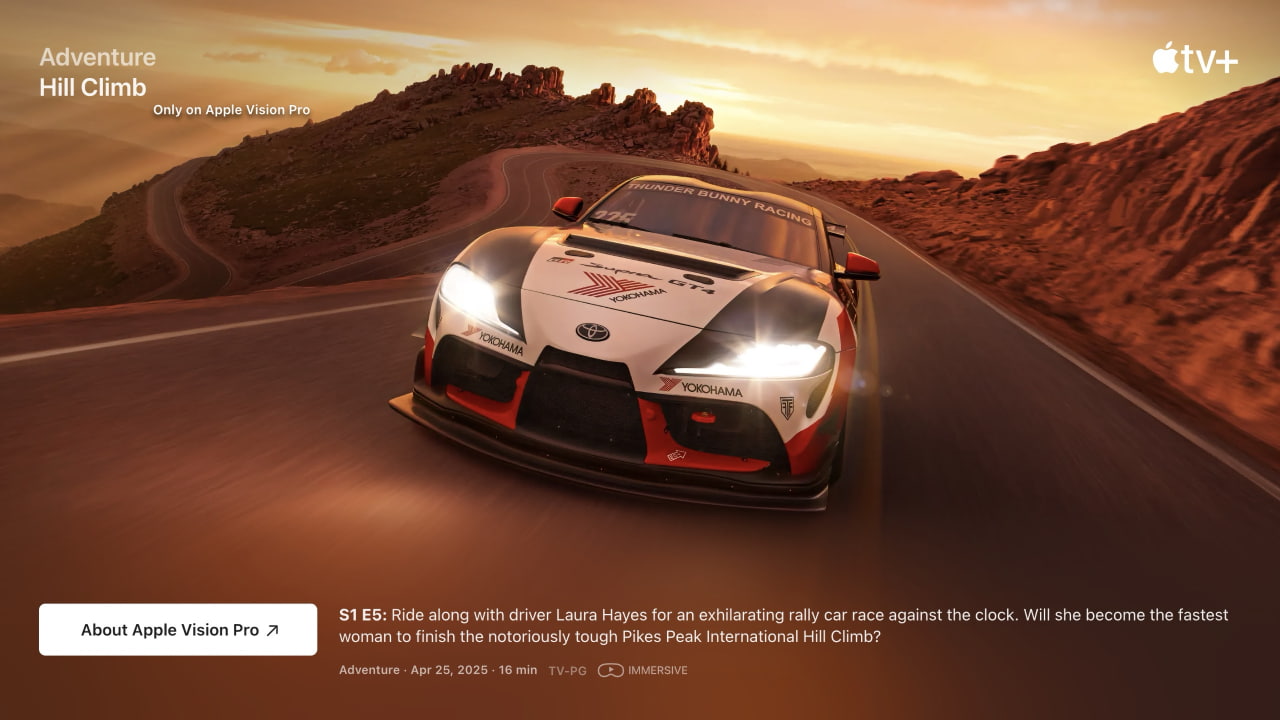 Apple Drops New Immersive Adventure Episode for Vision Pro: 'Hill Climb ...