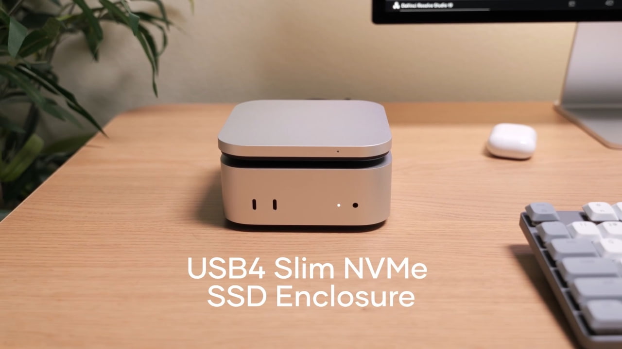 Satechi Launches USB4 Slim NVMe SSD Enclosure for M4 Mac mini - iClarified