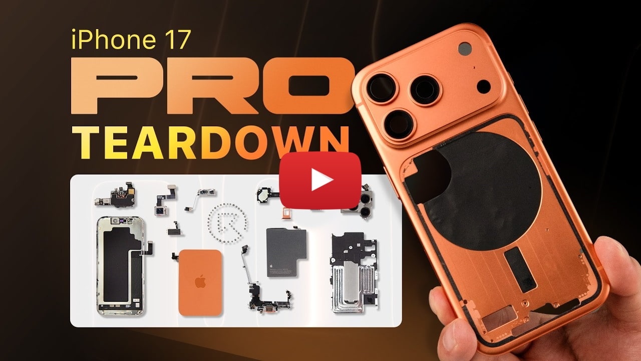 iPhone 17 Pro Teardown Reveals Radical Redesign, Vapor Chamber, and New ...