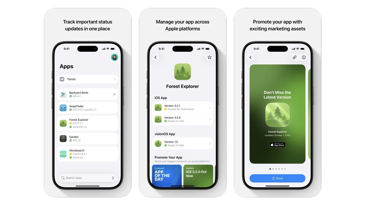 App Store Connect App Gets Refreshed Look With 'Liquid Glass', More ...