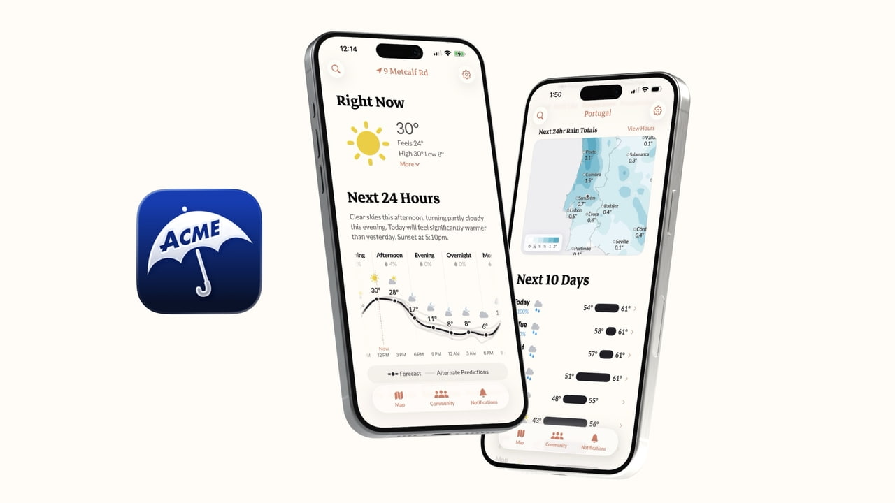 Dark Sky Creators Launch New 'Acme Weather' App With Alternate ...