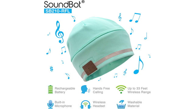 SoundBot SB210 Bluetooth Beanie (Reflective Light Blue) - iClarified Store