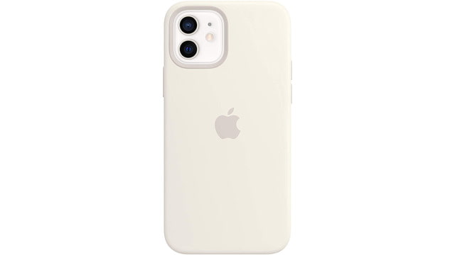 Apple Silicone Case with MagSafe for iPhone 12 / iPhone 12 Pro (White ...