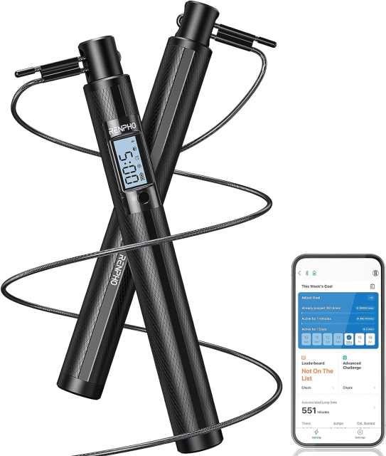 RENPHO Smart Jump Rope (C-Steel) - iClarified Store