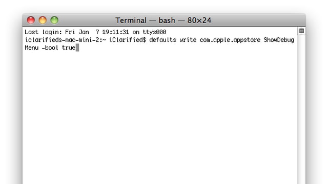 How to Enable the Mac App Store's Hidden Debug Menu - iClarified