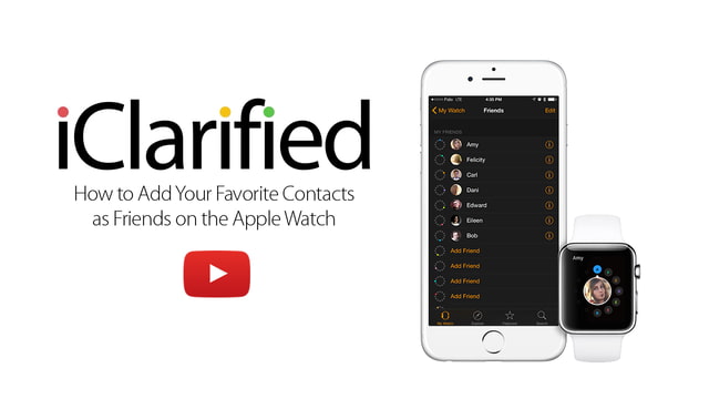 How to Add Your Favorite Contacts as Friends on the Apple Watch [Video ...