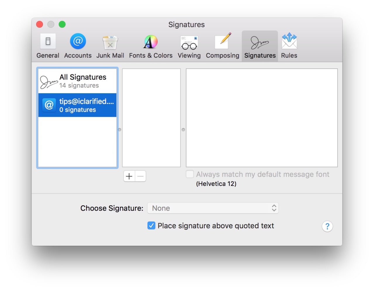 How to Create an Email Signature With a Logo in OS X Mail - iClarified