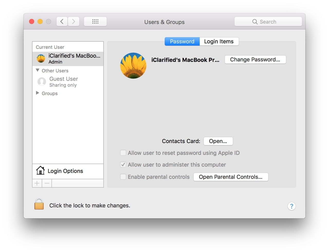 How to Enable the Root User and Change the Root User Password in macOS High Sierra - iClarified