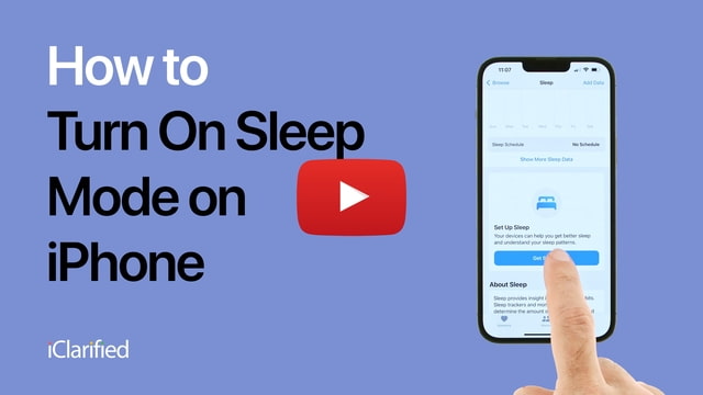 How to Turn On Sleep Mode on iPhone [Video] - iClarified