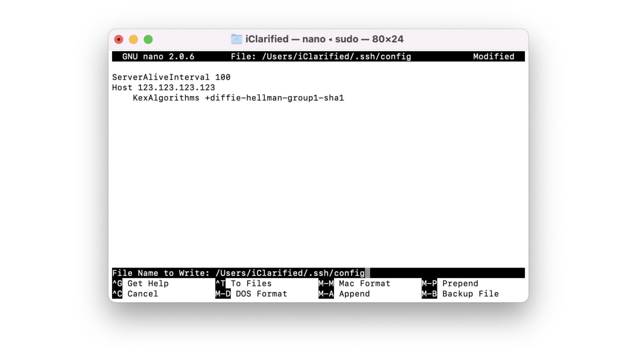 How to Fix 'No Matching Key Exchange Method Found' on Mac - iClarified