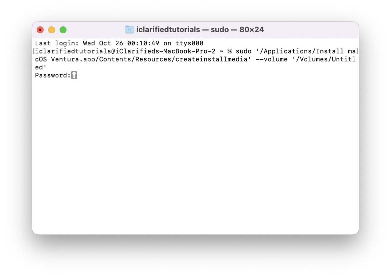 How to Create a Bootable macOS Ventura USB Installer [Video] - iClarified