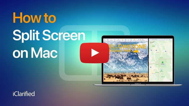 How to Split Screen on Mac [Video] - iClarified